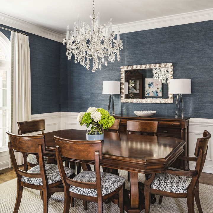 75 Wallpaper Dining Room Ideas You'll Love - December, 2025 | Houzz