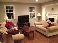 Need help with room layout for two adjoining rooms