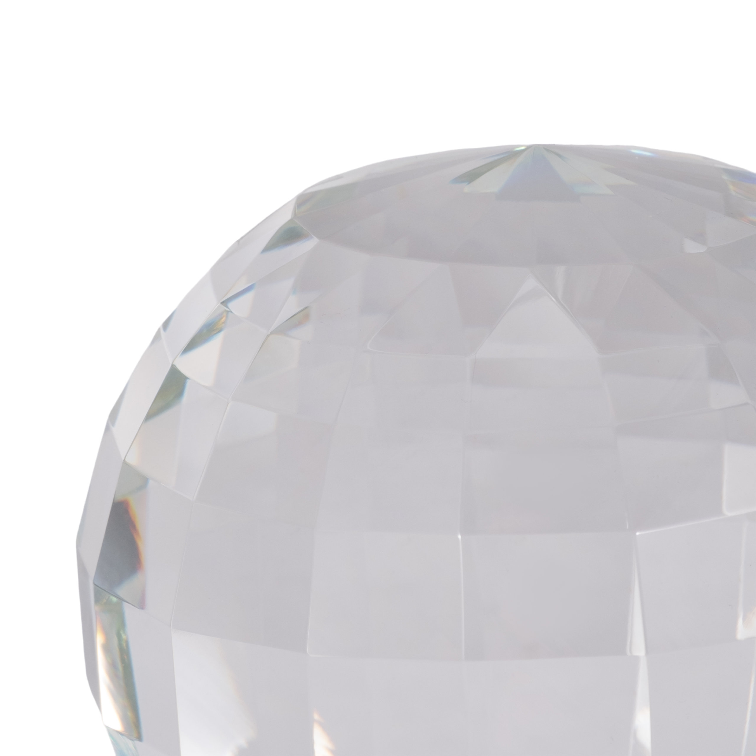 Crystal 5" Orb, Clear - Contemporary - Decorative Objects And Figurines ...