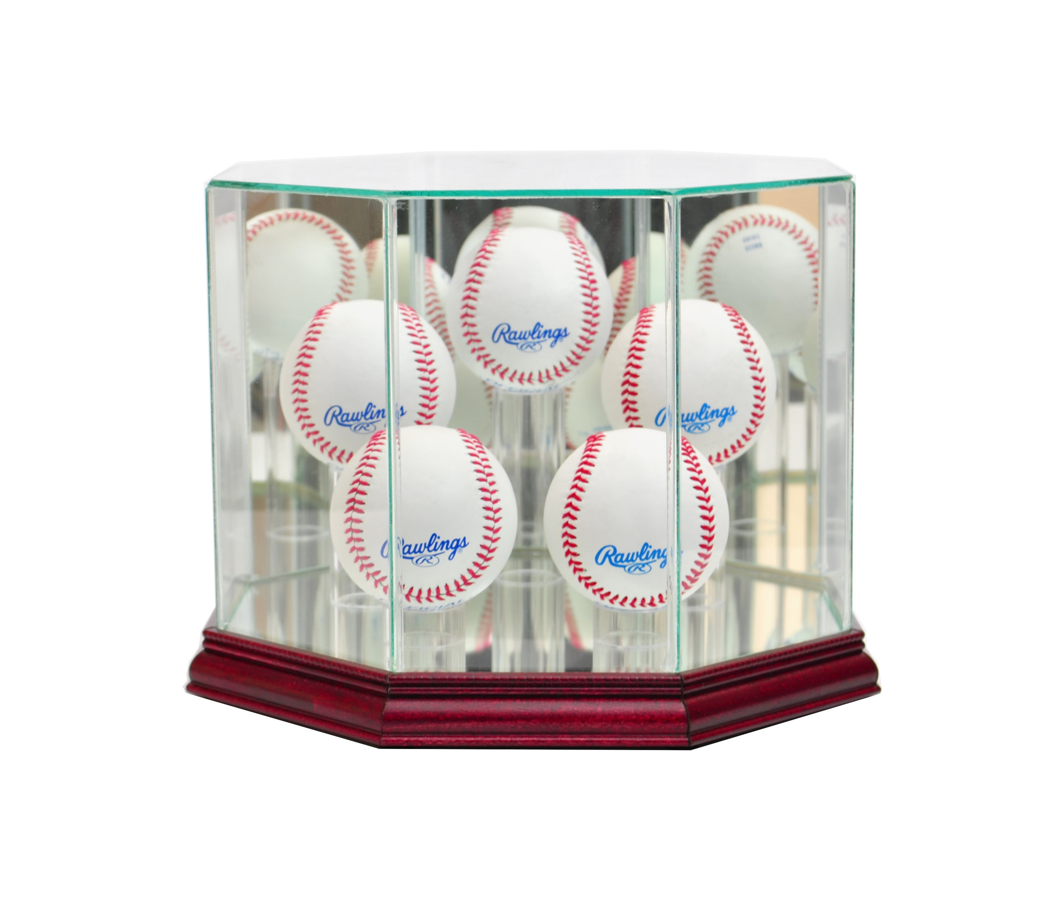 Octagon 5 Baseball Display Case - Traditional - Sports And Game Room ...
