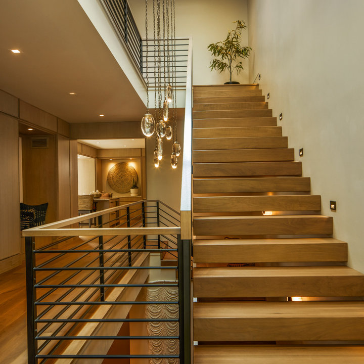 75 Beautiful Staircase with Open Risers Ideas and Designs - October ...