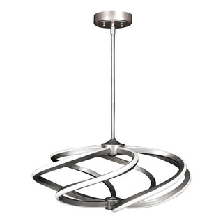 Access Lighting Vortex 6 LED Bulb Pendant, Steel - Modern - Pendant ...