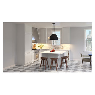 OPTION 3 - Light - Modern - Kitchen - Los Angeles - by KORA Renovation ...