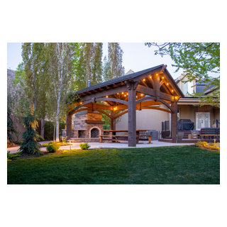 Entertainment Size | 3rd Gable Pavilion Kit and Deck - Deck - Salt Lake ...
