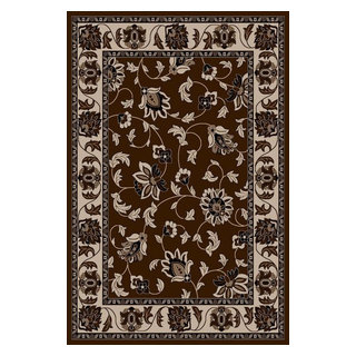 Persian Rugs Zara Collection 1005, Black, 2'0x3'0, 2'x3' - Traditional ...