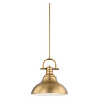 Restoration Brass Interior Pendant, Prairie Rock - Traditional ...