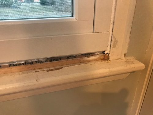 interior trim for marvin insert window with bevel