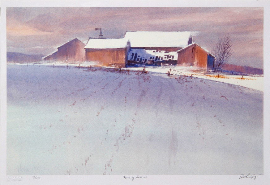 "Morning Shadow" Artwork - Rustic - Fine Art Prints - by RoGallery | Houzz