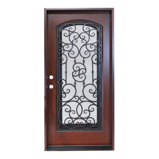Forever Door, Exterior Front Entry Composite Door FRR02, 36"X80", Right ...
