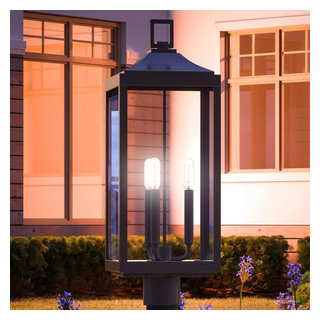 Luxury Colonial Outdoor Post / Pier Light, 9.5, Olde Bronze Finish ...