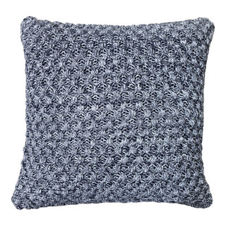 Popcorn Knit Pillow - Contemporary - Decorative Pillows - by Capa Home ...