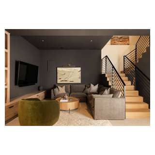 Designing a High-Rise Bar Experience at Home - Contemporary - Family ...