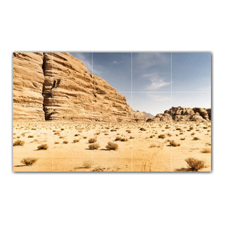 Desert Ceramic Tile Wall Mural HZ500479, 40" Wide x 24" High ...