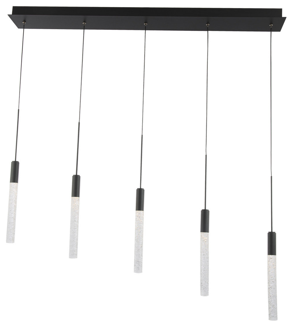 Magic LED Linear Chandelier in Black - Modern - Chandeliers - by ...