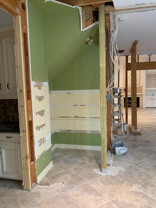 Awkward kitchen nook help
