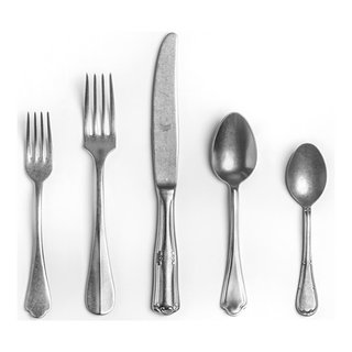 Original Vintage Flatware Set 5-Piece Set Pewter - Traditional ...