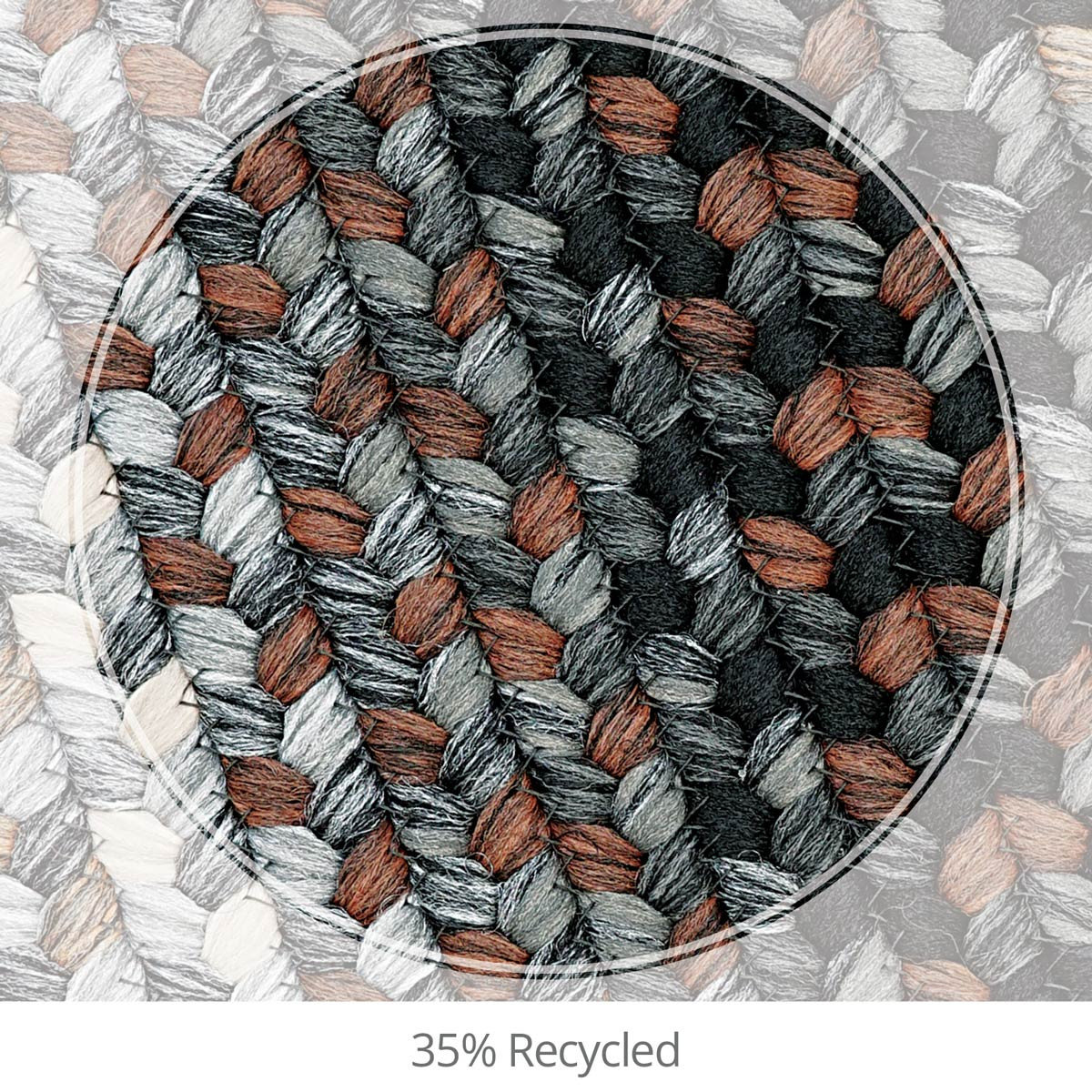 Homespice Decor Midnight Moon Indoor/Outdoor Braided Rug 20"x30 ...