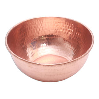 Novica Handmade Warm Glow Copper Bowl - Traditional - Dining Bowls - by ...