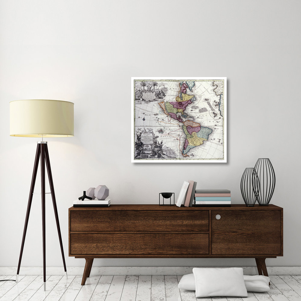 "Atlas Geographicus" Digital Paper Print by Georg Matthaus Seutter, 18 ...