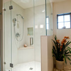 Neo Angle Showers - Bathroom - New York - by Lighthouse Shower Doors