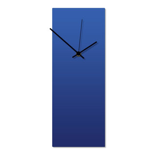 Contemporary Clock 'Blueout Black Clock' Artisan-Made Blue Kitchen ...
