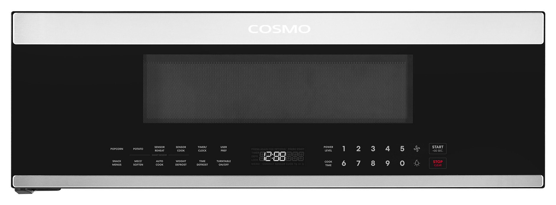 30" Slim Over the Range Microwave With Automatic Presets 1.2 cu.ft ...
