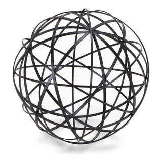 Decorative Intricate Metal Wire Ball - Contemporary - Decorative ...