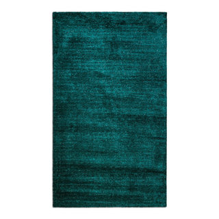 8" x 10" Green Modern Shimmery Area Rug - Contemporary - Area Rugs - by ...