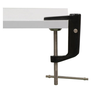 Metal Adjustable Arm Clamp, Black - Contemporary - Lighting Hardware ...