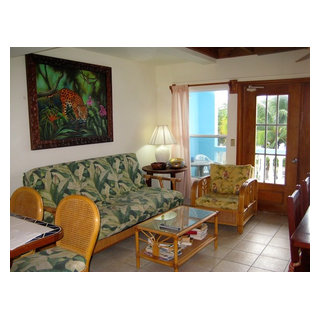 Futon Decorating Ideas for Beach House Tropical Theme - Tropical - New ...