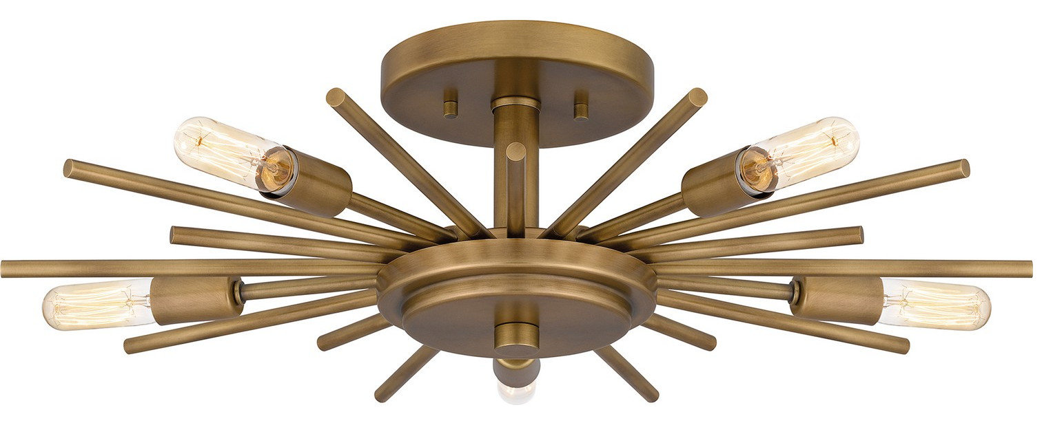 Quoizel Quoizel Semi-Flush Mount Five Light Semi Flush Mount ...