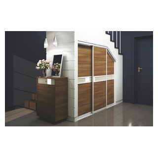 Slanted Sliding Doors - Modern - Hall - Toronto - by Komandor Canada ...