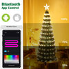 5 Ft Christmas Tree Decoration Light RGB LED String Lamp Bluetooth APP ...