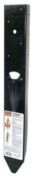 Simpson Strong-Tie FPBM44E E-Z Fence Post Mender, Black Powder Coat ...