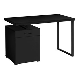 Computer Desk, Home Office, Laptop, Storage Drawers, 48"L, Work, Metal ...
