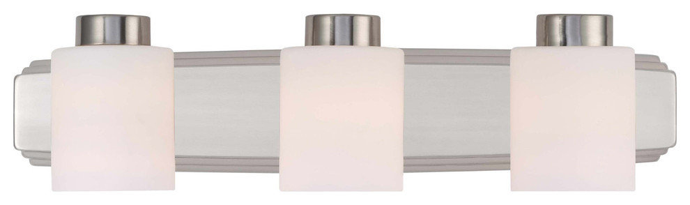 Dolan Designs Westport, 3-Light Bath Bar - Transitional - Bathroom ...