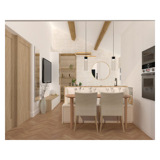 Lesches - Transformation d'un garage en studio - Modern - Family Room ...