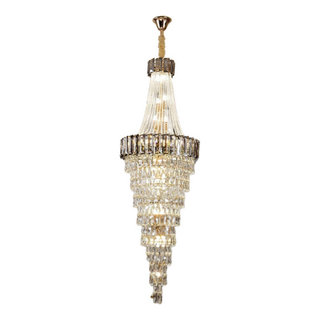 Saint-Auban | Luxury Elegant Crystal Chandelier For Stairway, Dia31.5 ...