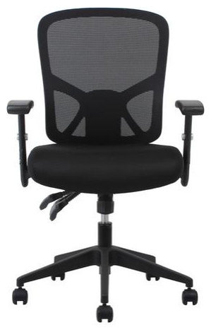 ESS-3050 3-Paddle Ergonomic Mesh High-Back Task Chair, Arms and Lumbar ...