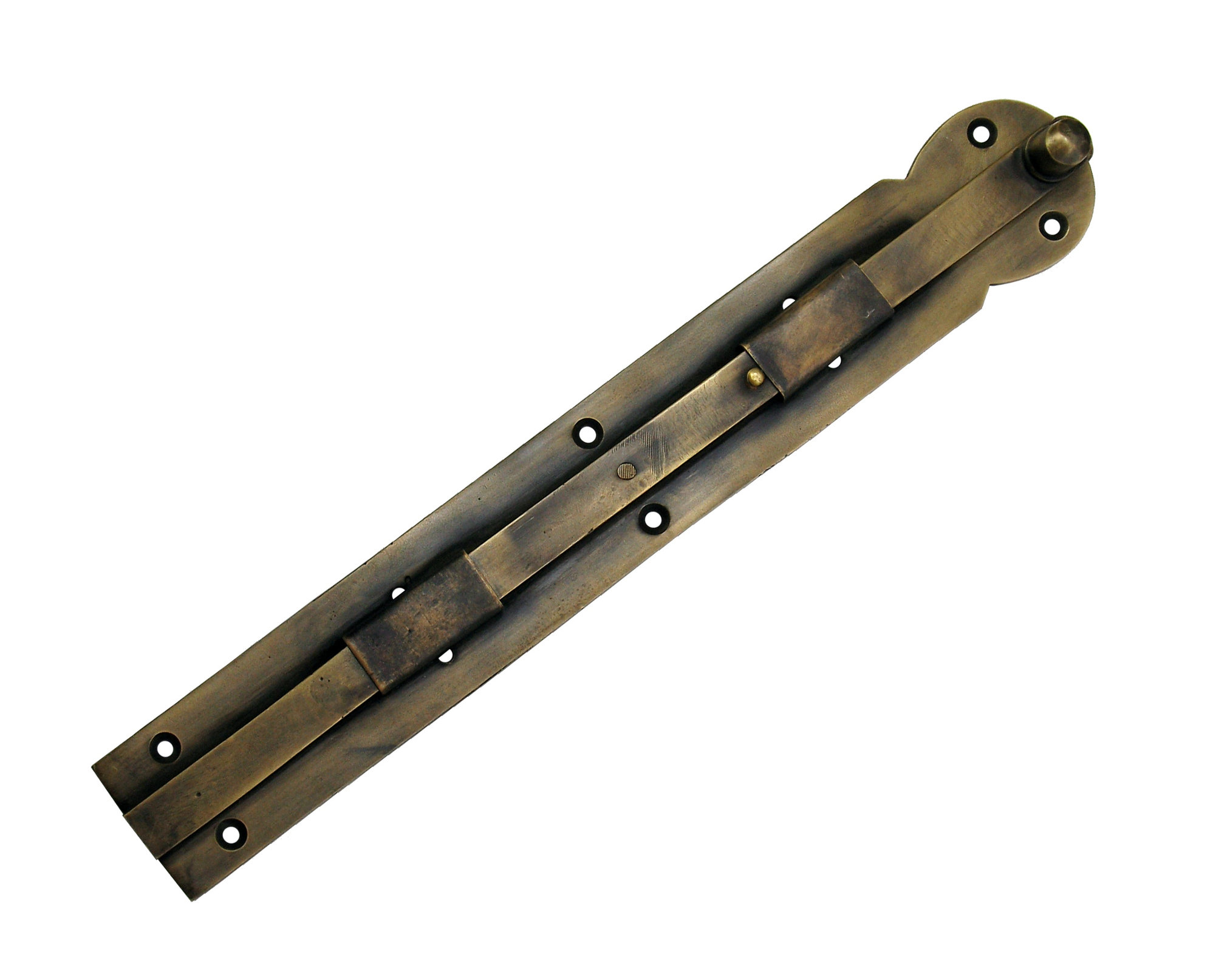 Surface Bolt With Narrow Plate With Rounded Top - Traditional - Cabinet ...