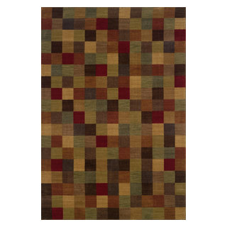 Oriental Weavers Sphinx Allure 003a1 Geometric Rug, Brown/Red, 9'10"x12 ...