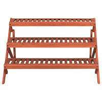 3-Tier Wooden Step Plant Stand - Traditional - Planter Hardware And ...
