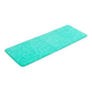 Bath Rug Memory Foam Mat 3D Pebble, Runner Mat 48l - Contemporary ...