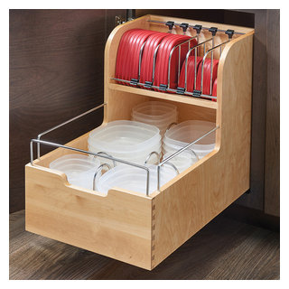 Plastic Storage Container Organization - Contemporary - Houston - by ...