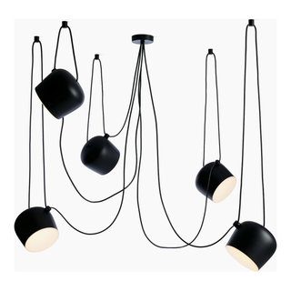 Modern Spider Industrial Pendant Lights, 1 Light - Modern - Pendant ...