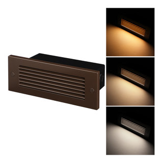 Dimmable LED Step Lights 120-277V, 2700K/3000K/4000K Selectable ...