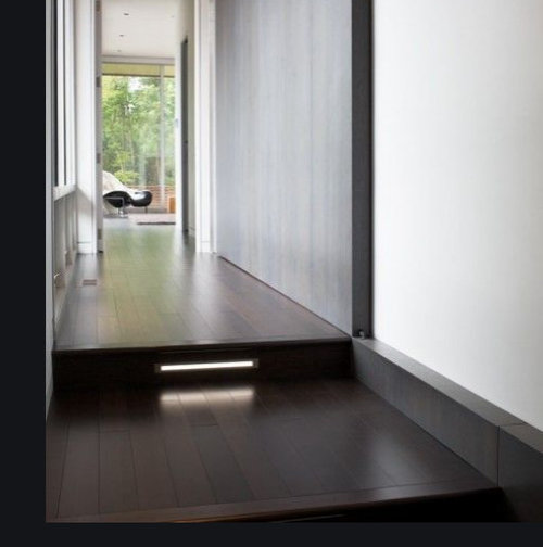 One step down in hallway - smart option for hazard?