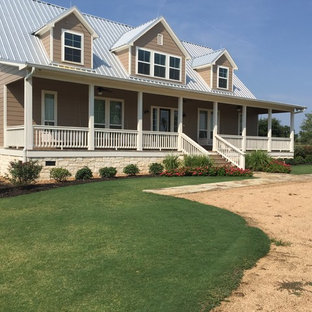 75 Beautiful Blue Front Yard Landscaping Pictures & Ideas | Houzz