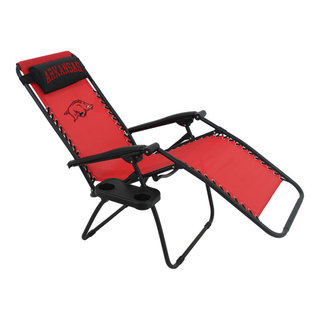 Arkansas Razorbacks Zero Gravity Chair - Traditional - Outdoor Folding ...