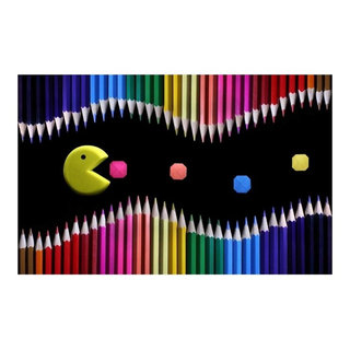 "Packman" Digital Paper Print by Victoria Ivanova, 24"x16", 24"x16 ...